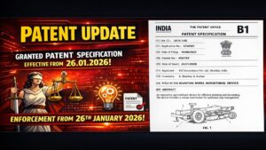 B1 Patent Specification India 2026: Big Update